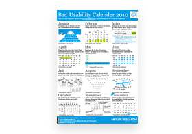 Bad Usability Calendar