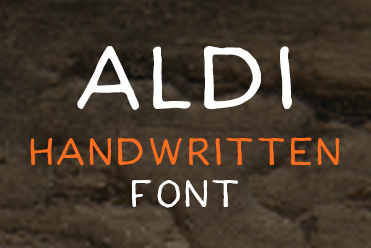 Aldi Font zum Downloaden - Designer in Action