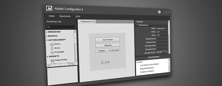 Panels für Photoshop und InDesign selbst erstellen