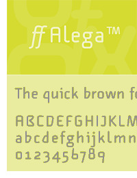 Alega – Technik und Lesbarkeit