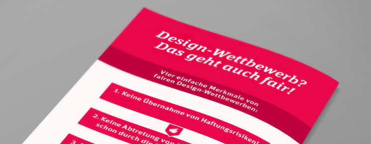 Merkmale für faire Design-Wettbewerbe