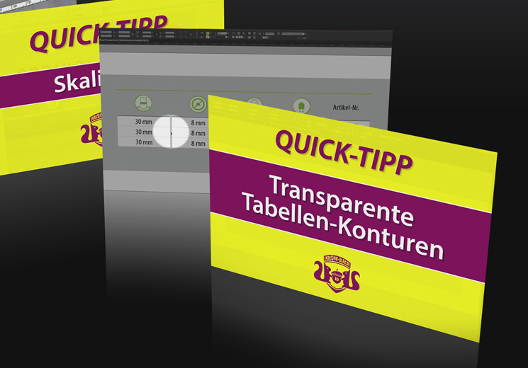Quick-Tipps zu InDesign