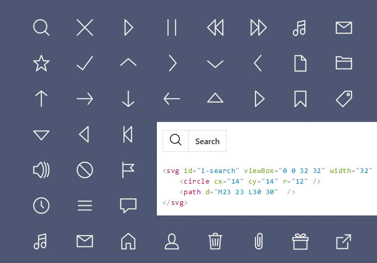 »Bytesize Icons« für Websites