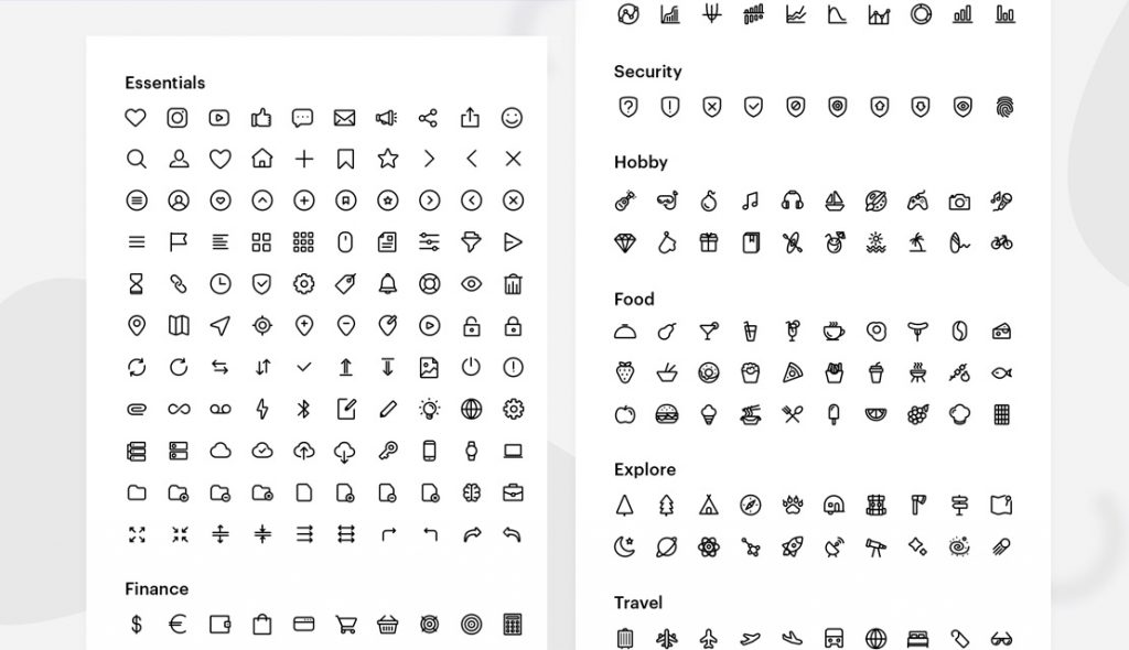 »Essential Icons Set« zum Downloaden