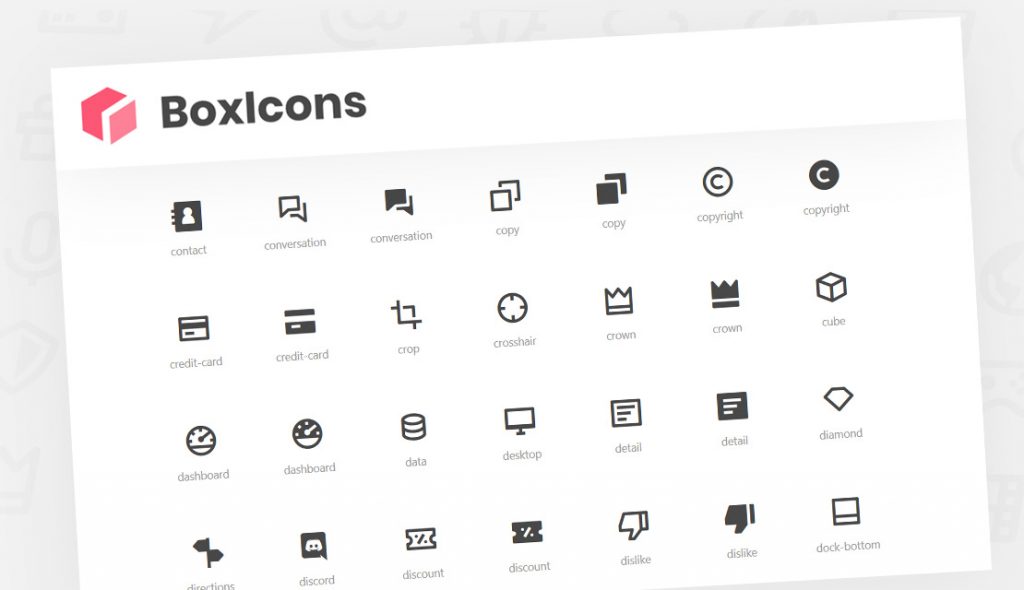 BoxIcons – webfreundlicher Icon-Font