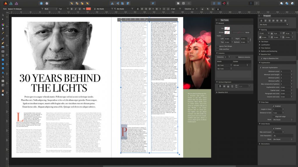 Beta-Version von »Affinity Publisher«