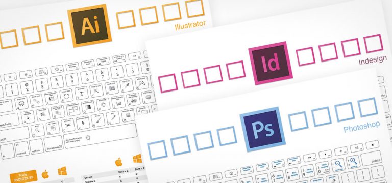 Adobe CC Keyboard Shortcuts 2018