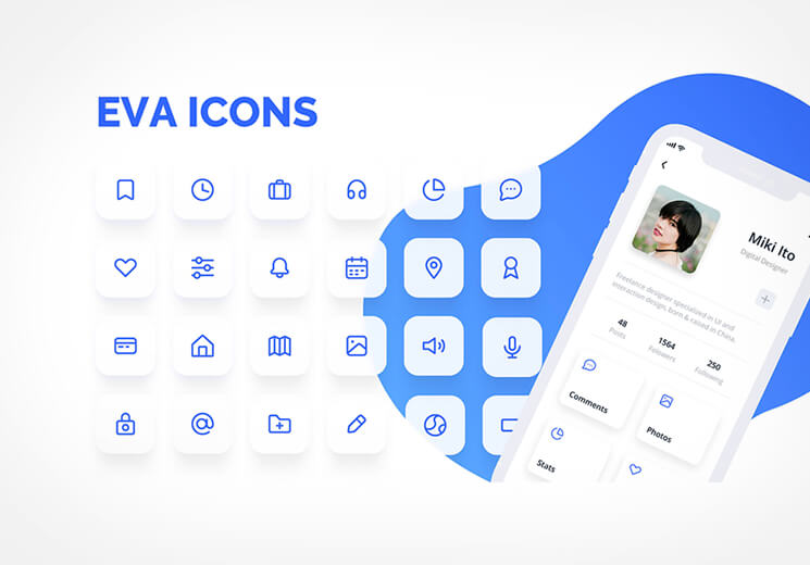 Eva Icons – Open Source Symbole zum Downloaden