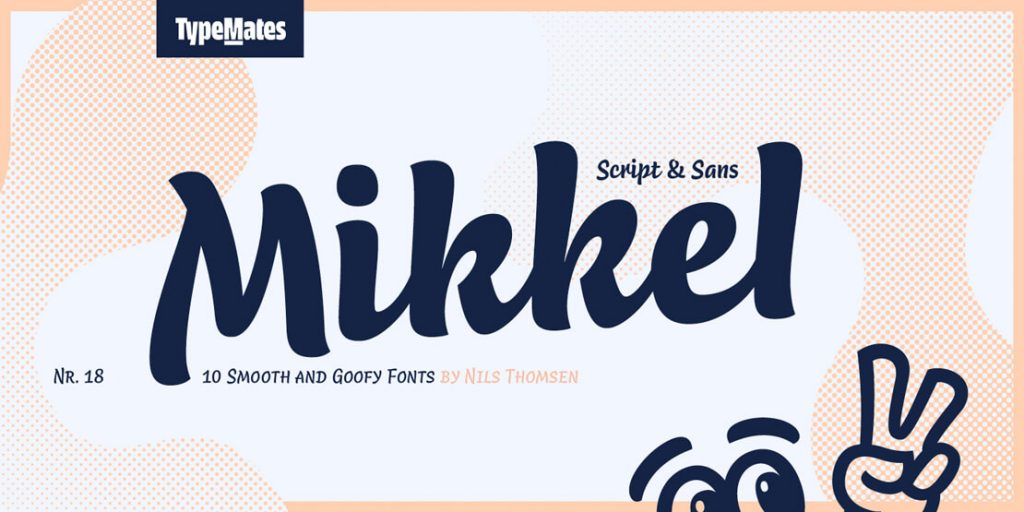 Mikkel: Sahnig-lockeres Schriftfamilien-Duo