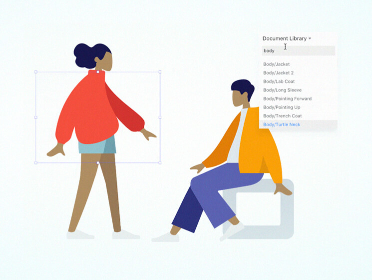 Humaaans – Design-Library mit Illustrationen