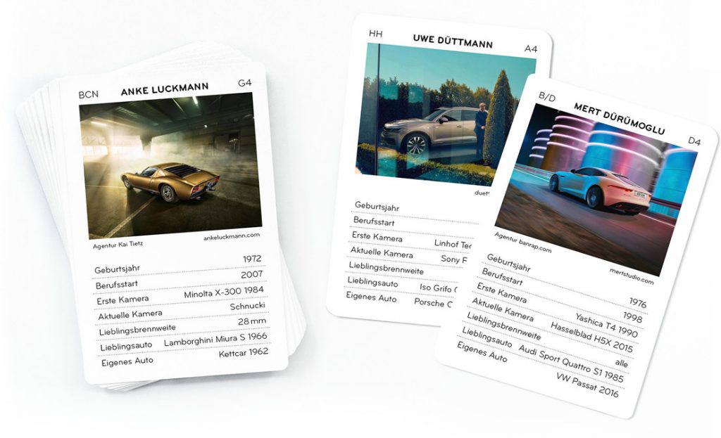 Erstes Autofotografen-Quartett erschienen [Kartenspiel]