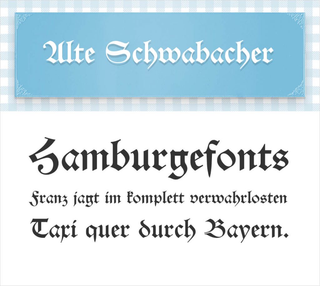 Altdeutsche Schrift: Geschichte + kostenlose Downloads