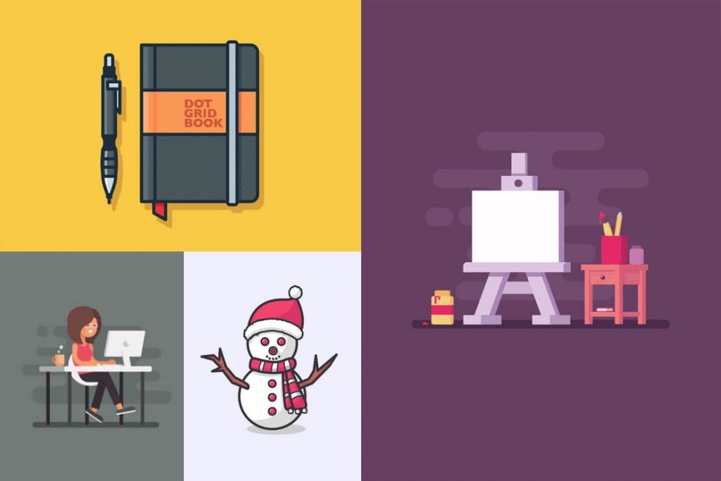 Open Source Illustrations Kit ["100 kostenlose Illustrationen"]