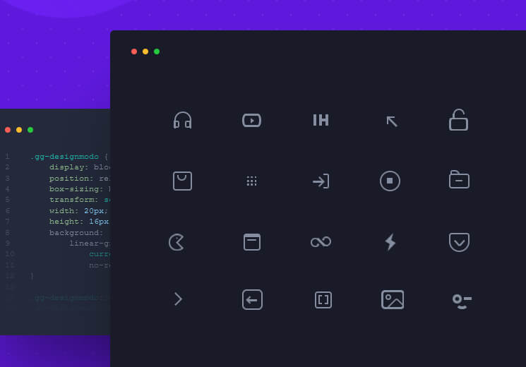 Minimalistische Symbole: Icons vollständig mit CSS erstellt
