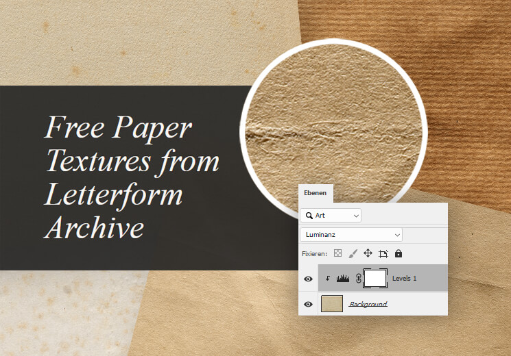 Letterform Archive: Photoshop Paper Textures [Download]