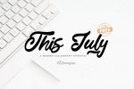 This July – Font von Khurasan Studio zum Downloaden