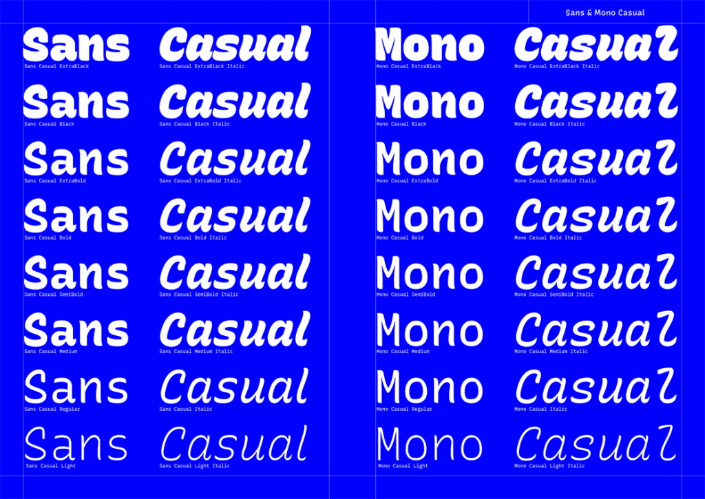 Variable Fonts kostenlos von Arrow Type