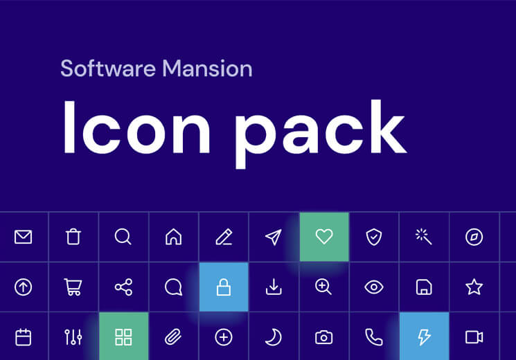 »SWM Icon Pack« mit 300 SVG-Symbolen in 3 Stilen
