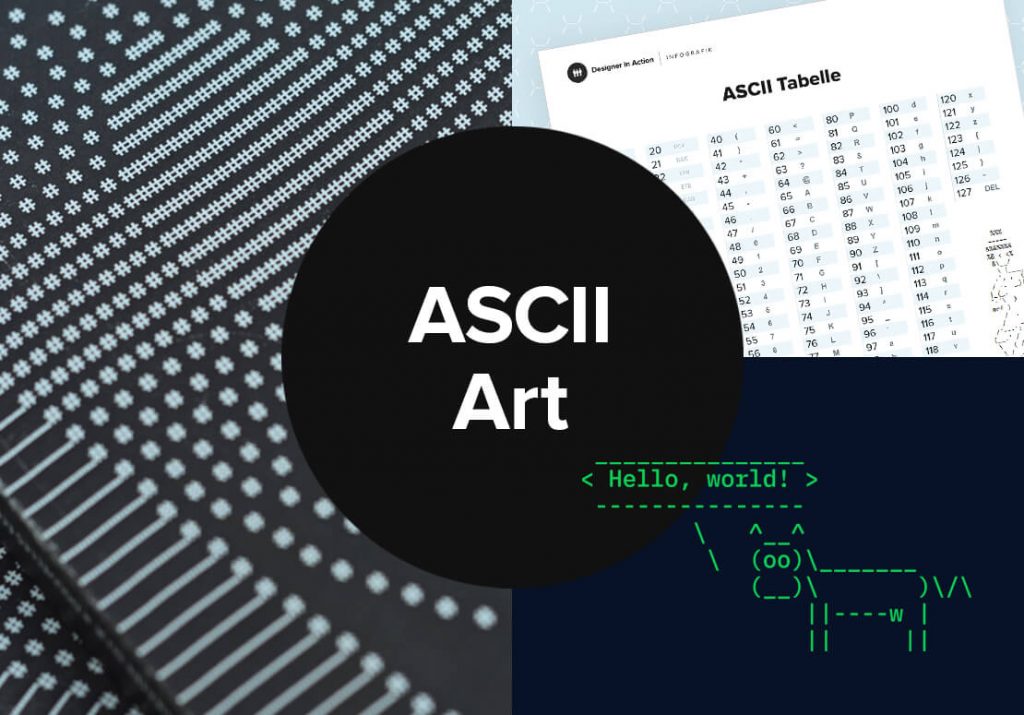 ASCII-Art ["Geschichte, kreative Arbeiten, Tools und mehr ..."]