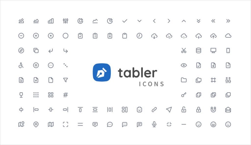 Tabler Icons: 2.000+ Symbole für Webdesign und Co.