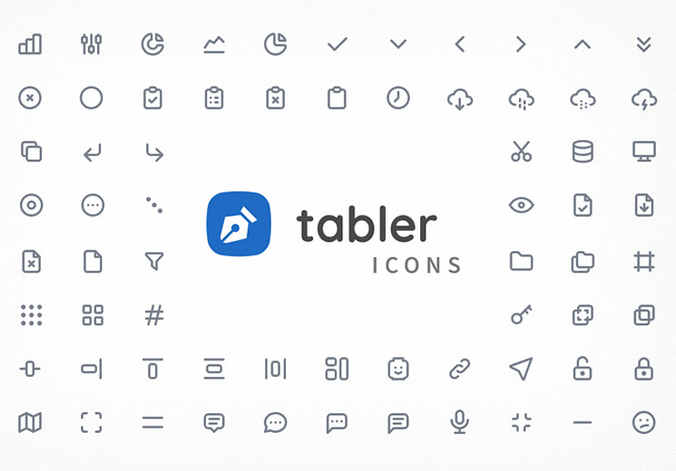 Tabler Icons: 2.000+ Symbole für Webdesign und Co.