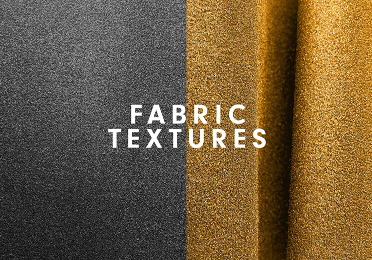 Fabric Textures ["Dunkle und goldfarbene Stofftexturen"]