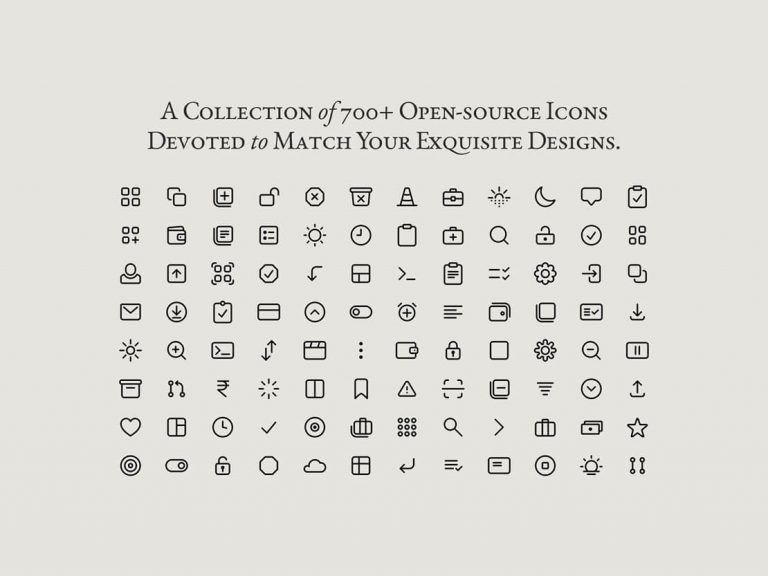 Sargam Icons: Minimalistische und elegante Open Source Symbole