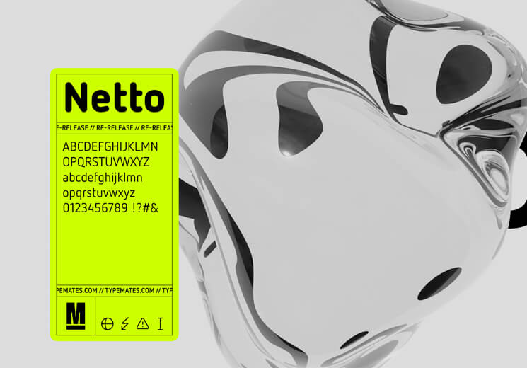 Schriftart »Netto« auf neuen Wegen bei TypeMates