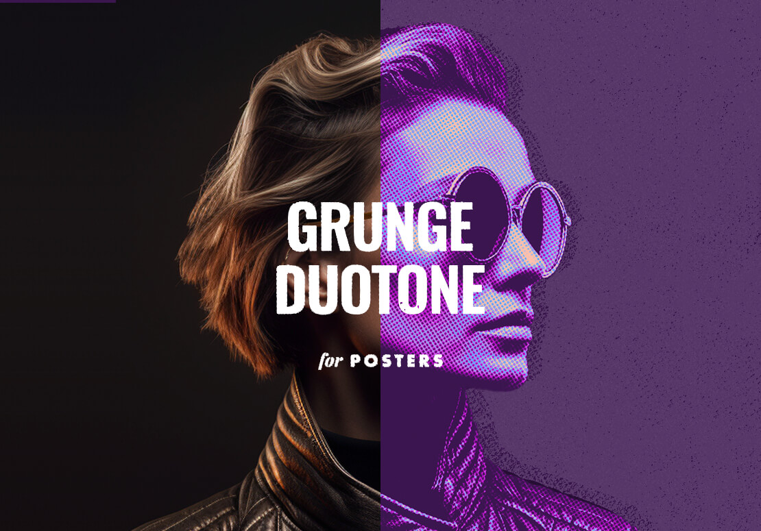 Grunge Duotone Poster Effect in Photoshop