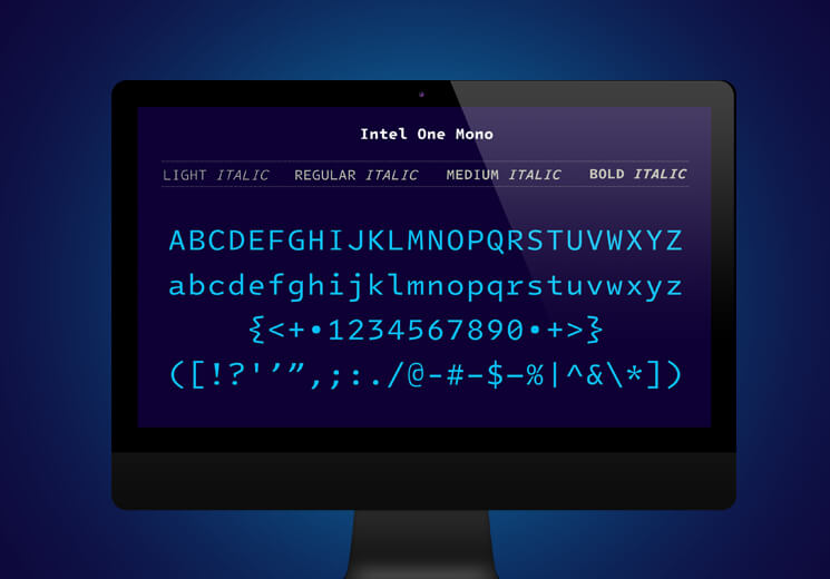 Intel One Mono: Augenfreundliche Schrift für Entwickler