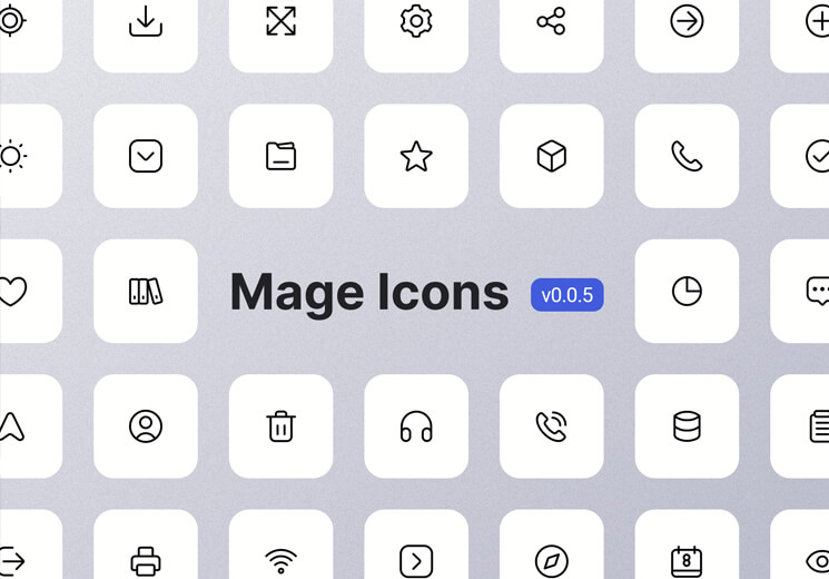 Mage Icons: Symbole für User-Interfaces