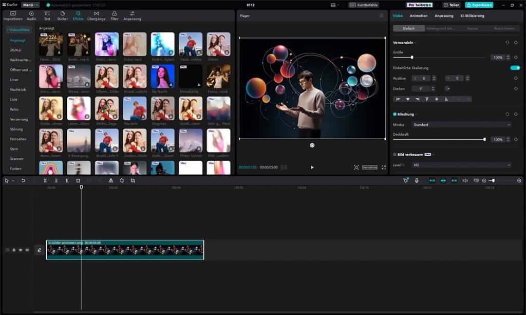 KI-Bilder animieren: 11 kostenlose Tools