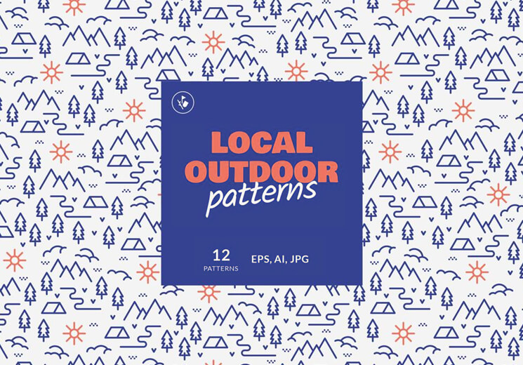 Local Outdoor Patterns ["Minimalistische Texturen von Wäldern und Co."]