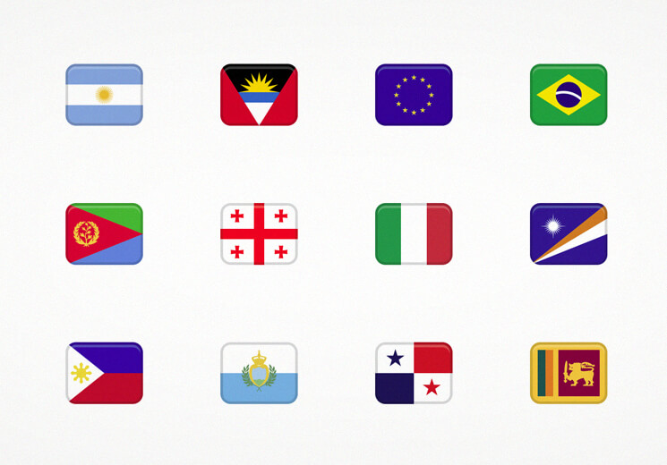 »SVG Flag Icons« zum Downloaden
