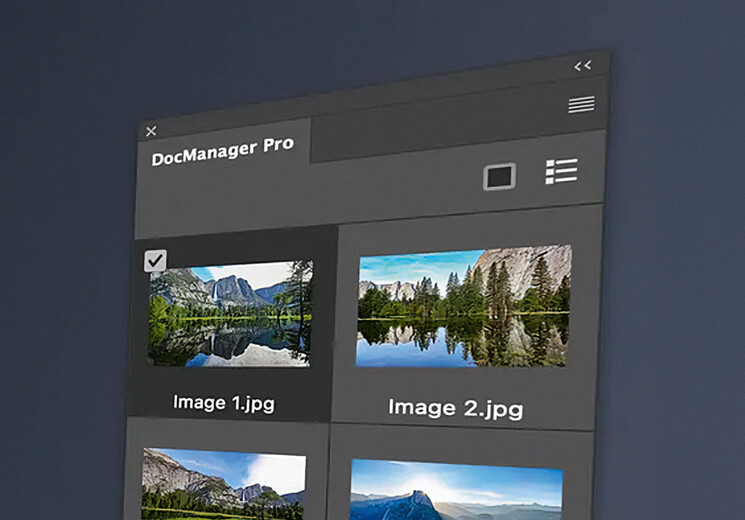 DocManager: Überblick über geöffnete Photoshop-Dokumente