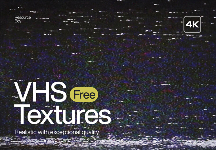 100 VHS Textures: VHS-Effekte-Sammlung zum Downloaden