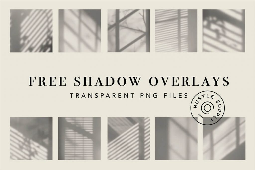 Shadow Overlays Pack für Photoshop und Co.